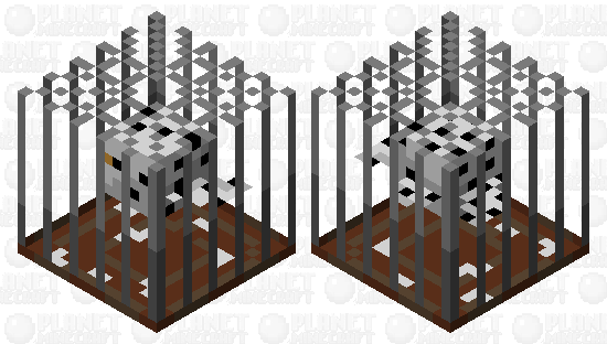 Hedwig in a cage Minecraft Mob Skin