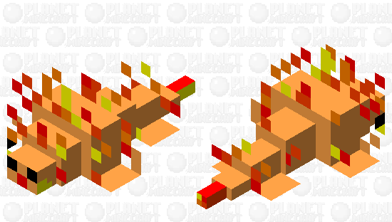 a chicken sitting down Minecraft Mob Skin