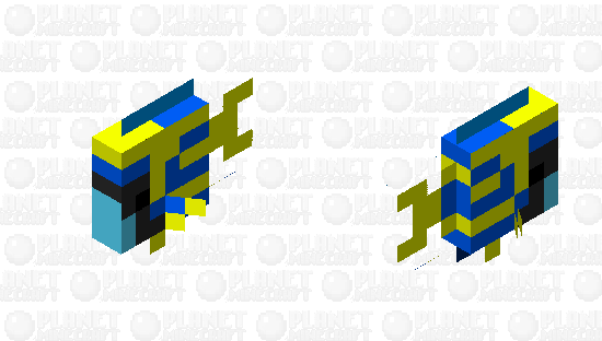 Emperor Angelfish Minecraft Mob Skin