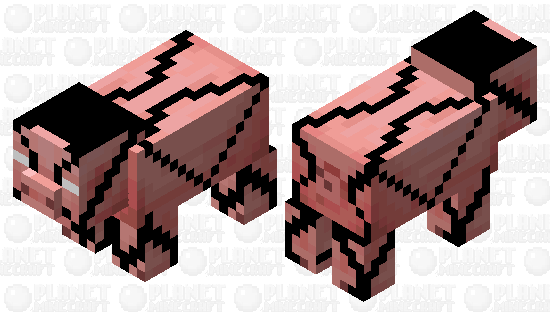 Bandit Tatoo Pig Minecraft Mob Skin