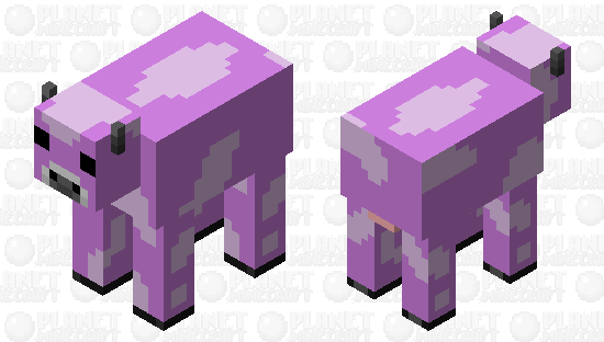 Pink Tulip Moobloom Minecraft Mob Skin