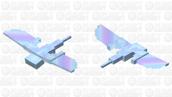 Soft Pastel Phantom Skin Minecraft Mob Skin