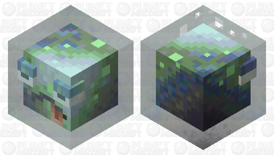 Drowned slime Minecraft Mob Skin