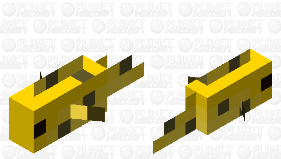 Banana Eel Minecraft Mob Skin
