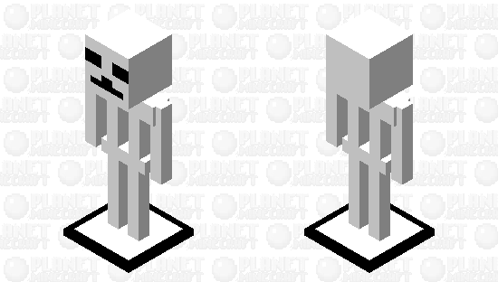 skinny skeleton Minecraft Mob Skin