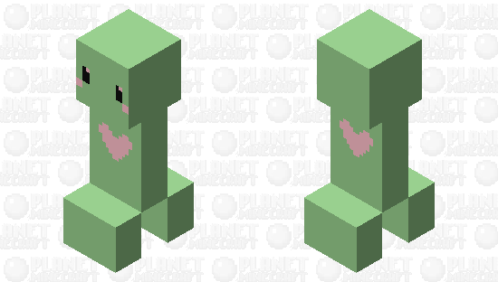 Cute Creeper (fail) Minecraft Mob Skin