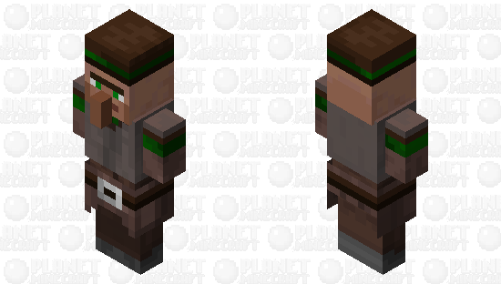 Bad villager Minecraft Mob Skin