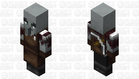 illager / profession of miner / level 1 Minecraft Mob Skin