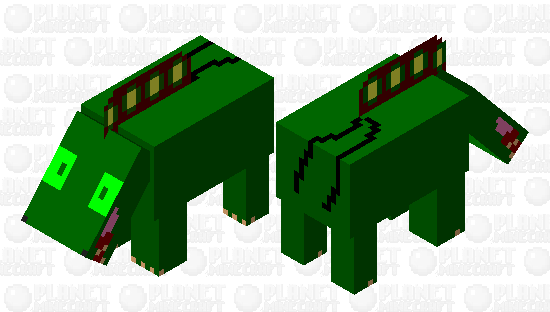 Dimetrodon Minecraft Mob Skin