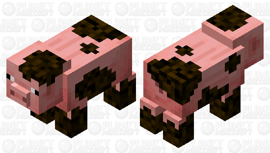 Muddy Pig Minecraft Mob Skin