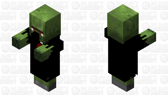 Business Zombie Villager Minecraft Mob Skin