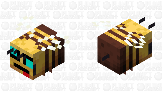 Derp bee Minecraft Mob Skin