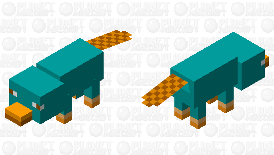Perry The Platypus Minecraft Mob Skin