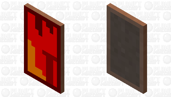 the nether pixel art Minecraft Mob Skin