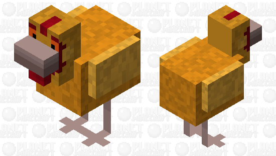 Yellow Chicken Minecraft Mob Skin