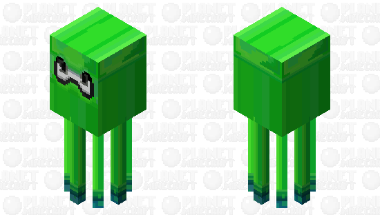 Splatoon - Inkling (Squid Form) Minecraft Mob Skin