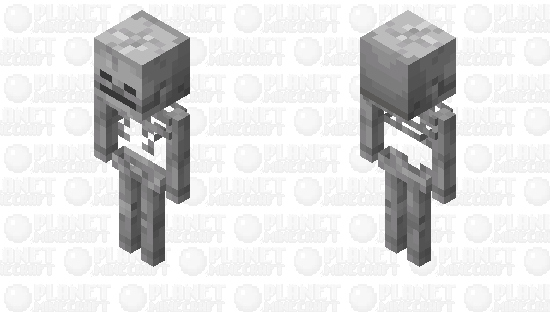 Skeleton Stand Minecraft Mob Skin