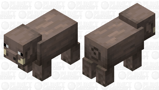 boar / Wild pig Minecraft Mob Skin