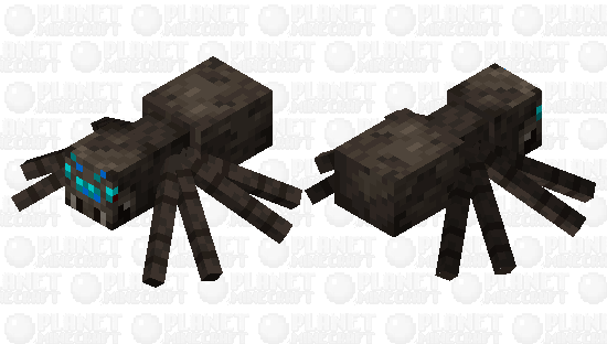 Ice spider Minecraft Mob Skin