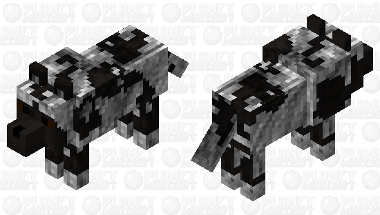 New Version Of African Wild Dog 3 Minecraft Mob Skin