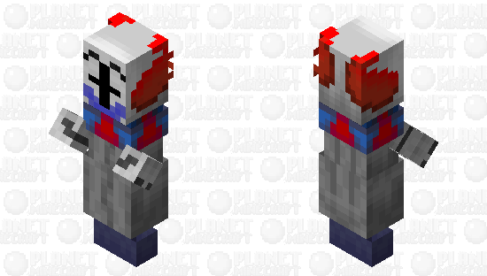 Tricky the clown / Version 1 / From: madness combat / remade Minecraft ...