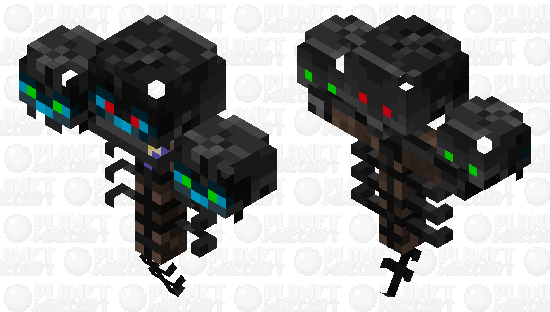 realistic wither Minecraft Mob Skin