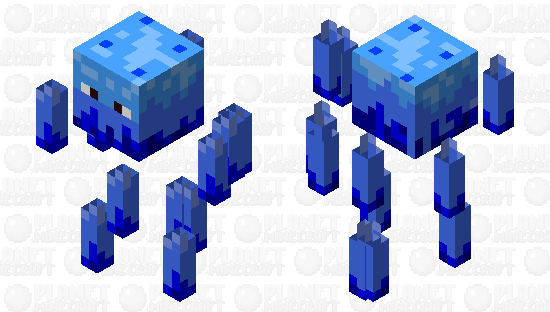 water blaze (wodny blaze) Minecraft Mob Skin