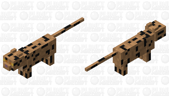 Savannah Cat Minecraft Mob Skin