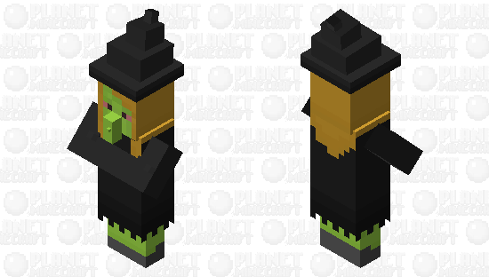 Megg The Witch Minecraft Mob Skin
