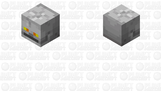 Flaming Skull Minecraft Mob Skin