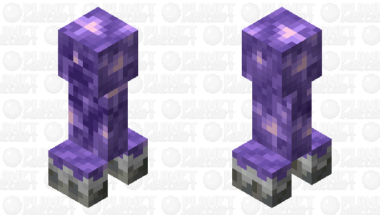 Amethyst Geode Creeper Minecraft Mob Skin