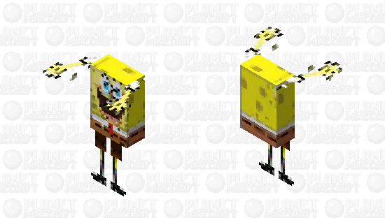 Bob esponja Minecraft Mob Skin