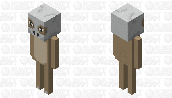 Cubone - Pokemon Skeleton Replacer Minecraft Mob Skin