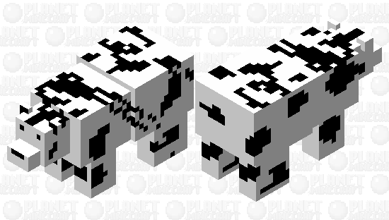 better mob models - cow Minecraft Mob Skin