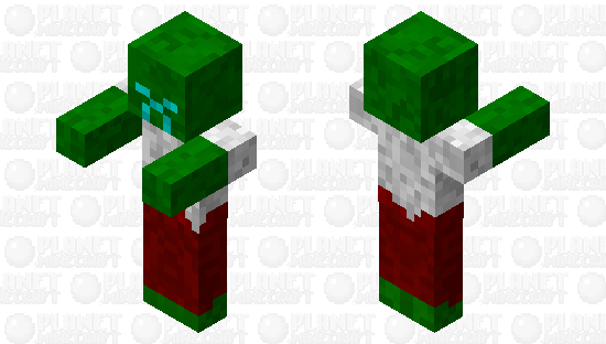crystal zombie Minecraft Mob Skin