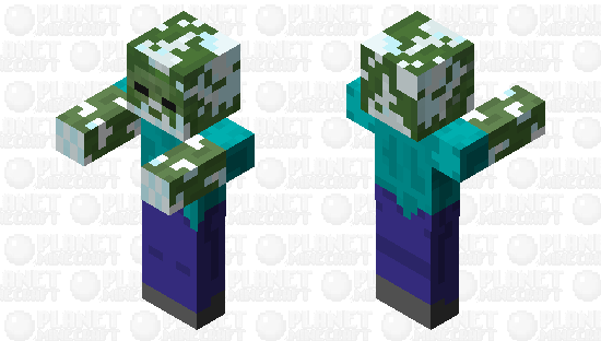 Snow Zombie Minecraft Mob Skin
