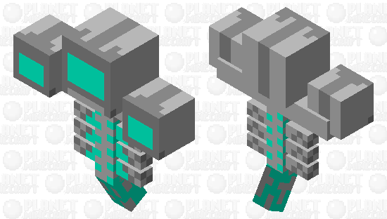 Cyber welder wither Minecraft Mob Skin