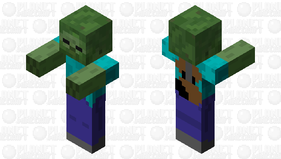 Violin Zombie Minecraft Mob Skin