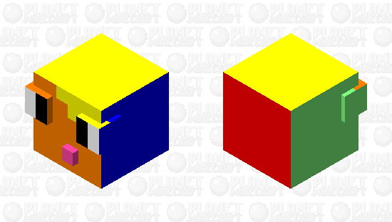 Rainbow Block Minecraft Mob Skin