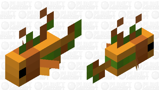Golden Brazilian Tetra Minecraft Mob Skin