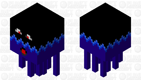 blue fire Minecraft Mob Skin