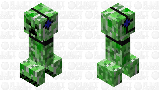 Gammer creeper Minecraft Mob Skin