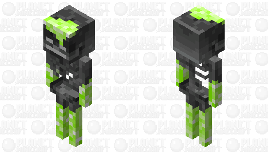Acid Skeleton Minecraft Mob Skin