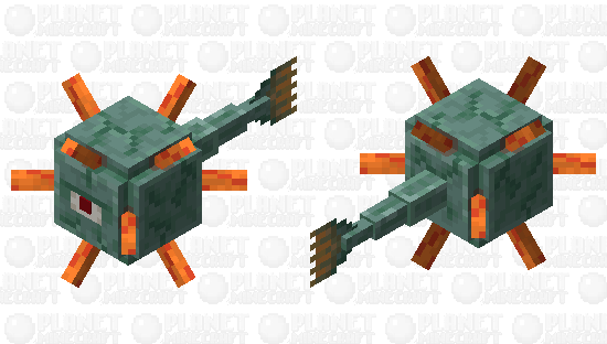 Fixed guardian tail (read description) Minecraft Mob Skin