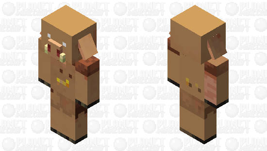 pork chop piglin Minecraft Mob Skin