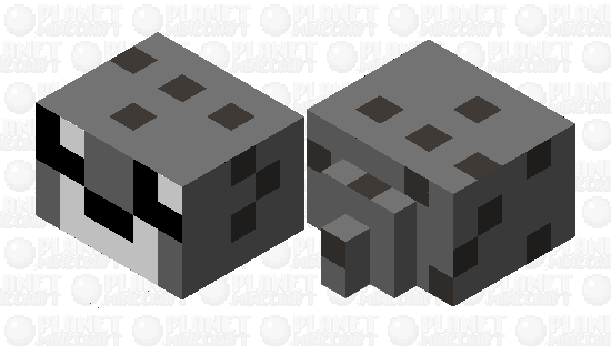 Cute baby grey seal Minecraft Mob Skin