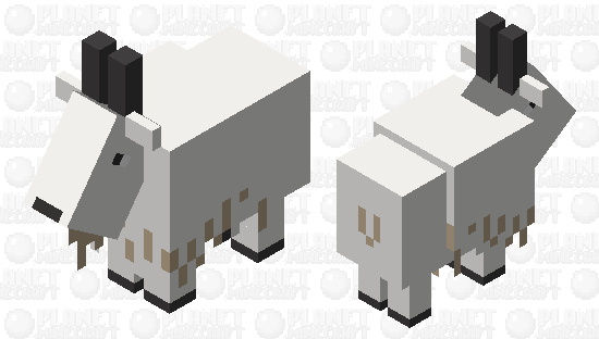 Smoothy Goat Minecraft Mob Skin