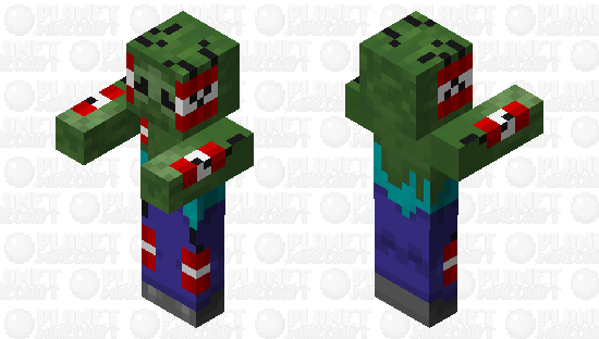 TnT Lover Zombie Minecraft Mob Skin
