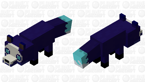 Soulfire Fox Minecraft Mob Skin