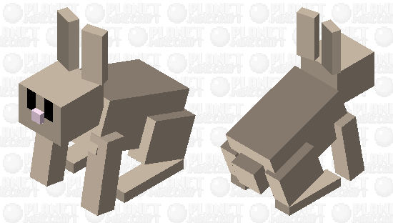 Simplified Rabbit Minecraft Mob Skin
